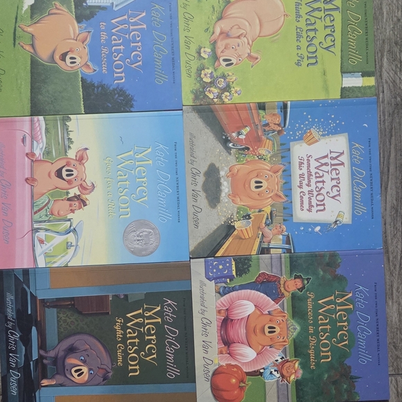 Kate DiCamillo | Other | Mercy Watson Kids Book Set By Kate Dicamillo ...